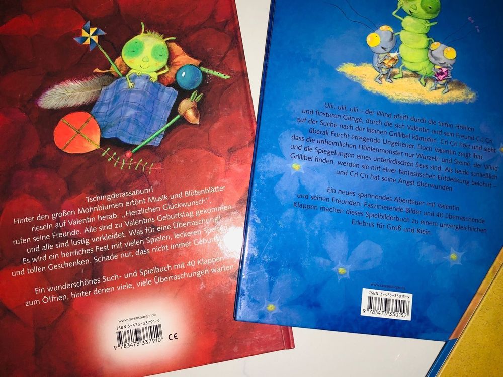 3X Valentin die kleine Raupe Kinderbuch (Gebraucht) in Hergiswil NW für ...