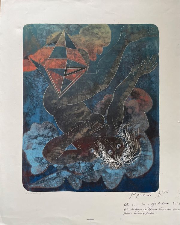 Hans Erni (1909-2015) Lithographie beschriftet | Kaufen auf Ricardo