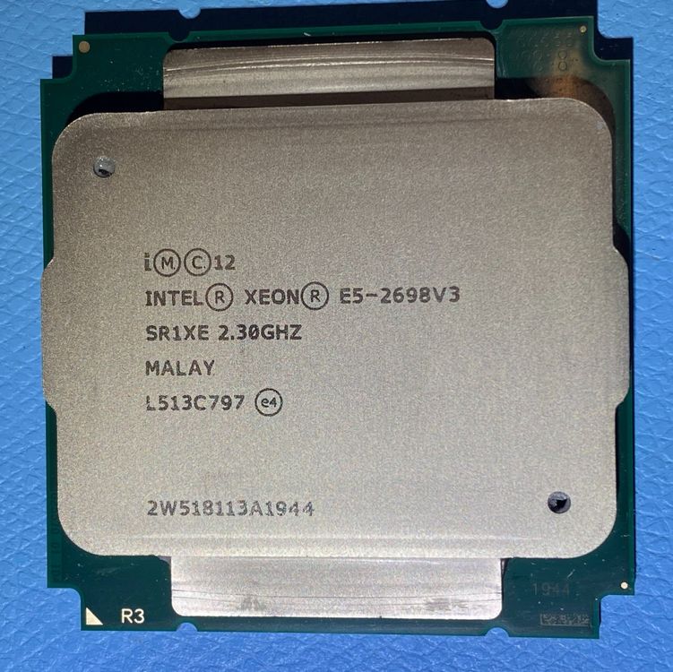 Intel Xeon CPU E5-2698v3 16C/32T@2.3GHz (36.8Ghz) 145W, n>1 | Kaufen ...