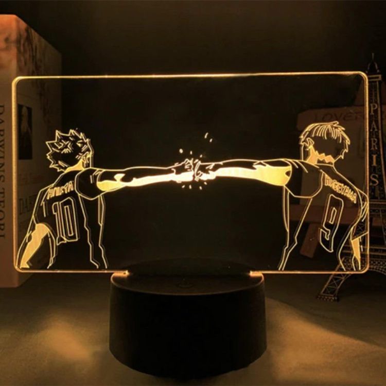 Anime 3D Led Lampe - Hinata & kageyama | Kaufen auf Ricardo