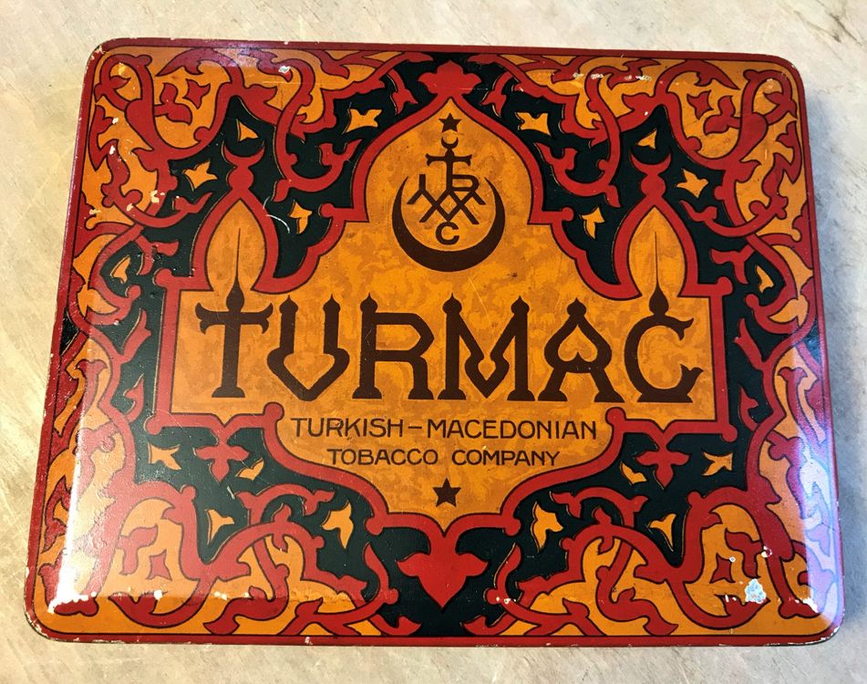 Alte TURMAC Blechdose vintage -50 Cigaretten schmales Modell | Acheter ...
