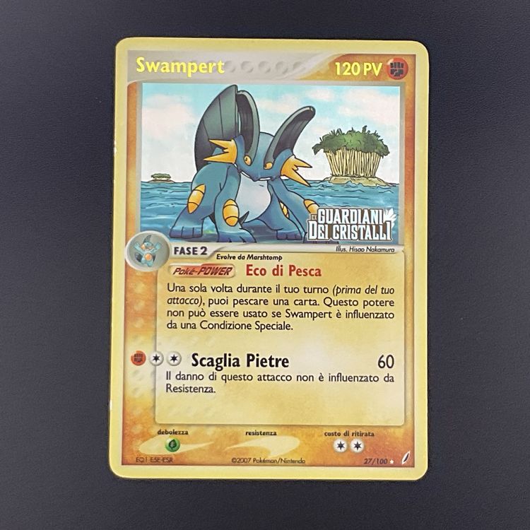 Pokémon Swampert Gold Stamp 27/100 Ex Crystal Guardians Ab 1 | Kaufen ...