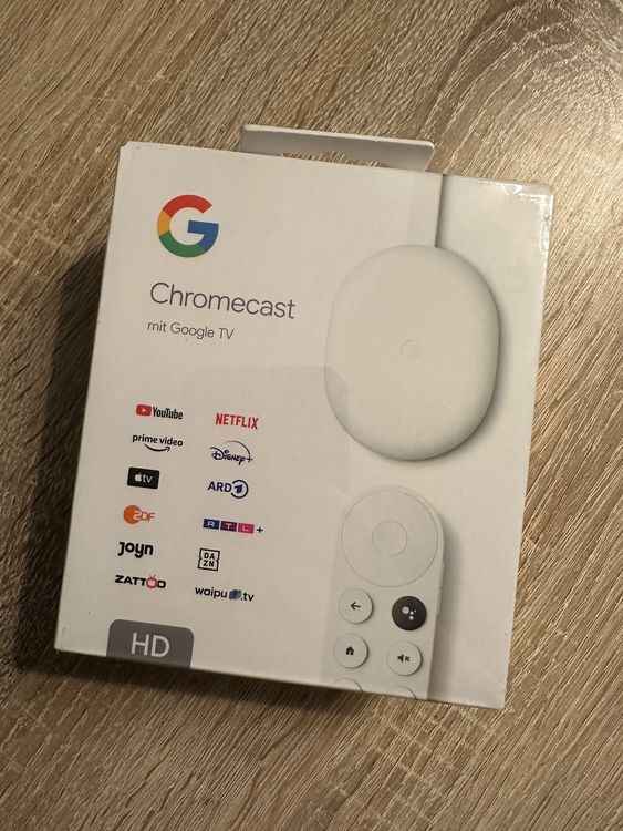 Google TV Home Chromecast HD Stick mit Fernbedienung weiss (Neu und ...