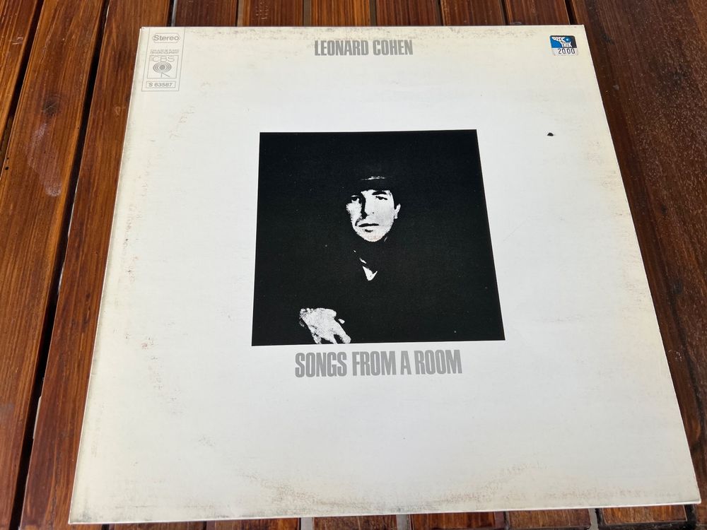 Disque 33T “Songs from a room” Leonard Cohen 1969 (Gebraucht) in ...
