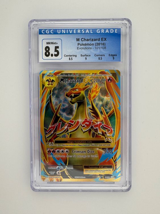 Pokemon M Charizard EX XY Evolutions 101/108 CGC 8.5 EN | Kaufen auf Ricardo