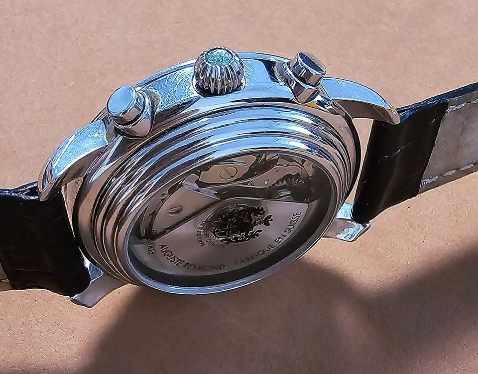 AUGUSTE RAYMOND MONDPHASE CHRONOGRAPH COTTON CLUB | Acheter sur Ricardo