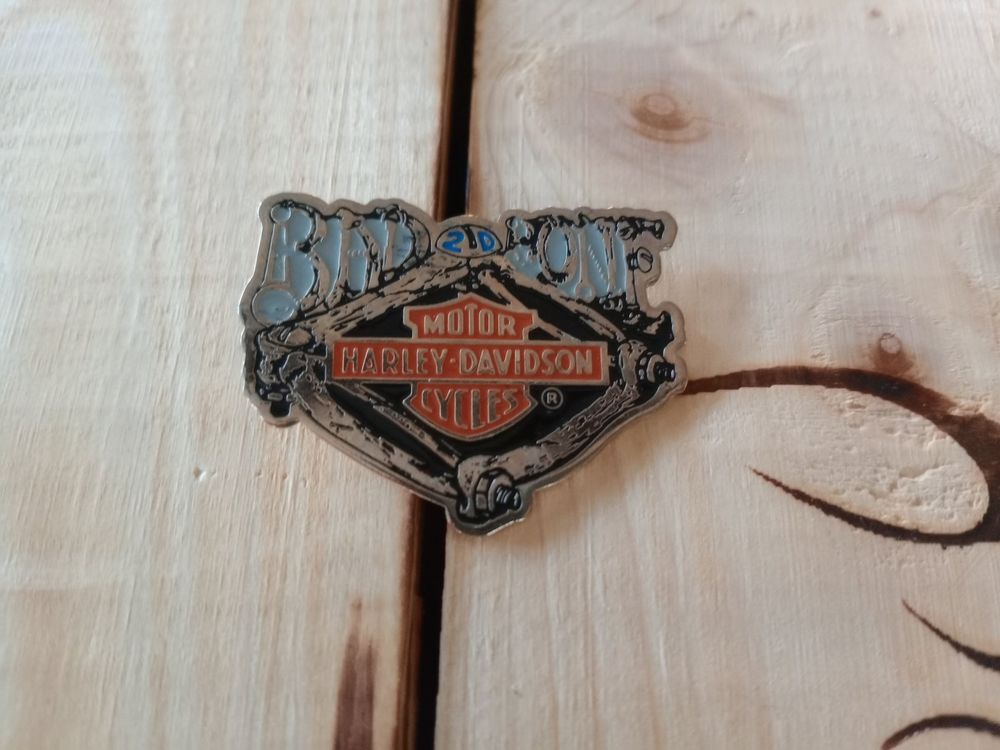 Harley-Davidson Anstecker Pin Bad Bone Rarität von 1992 (Neuf (Voir ...