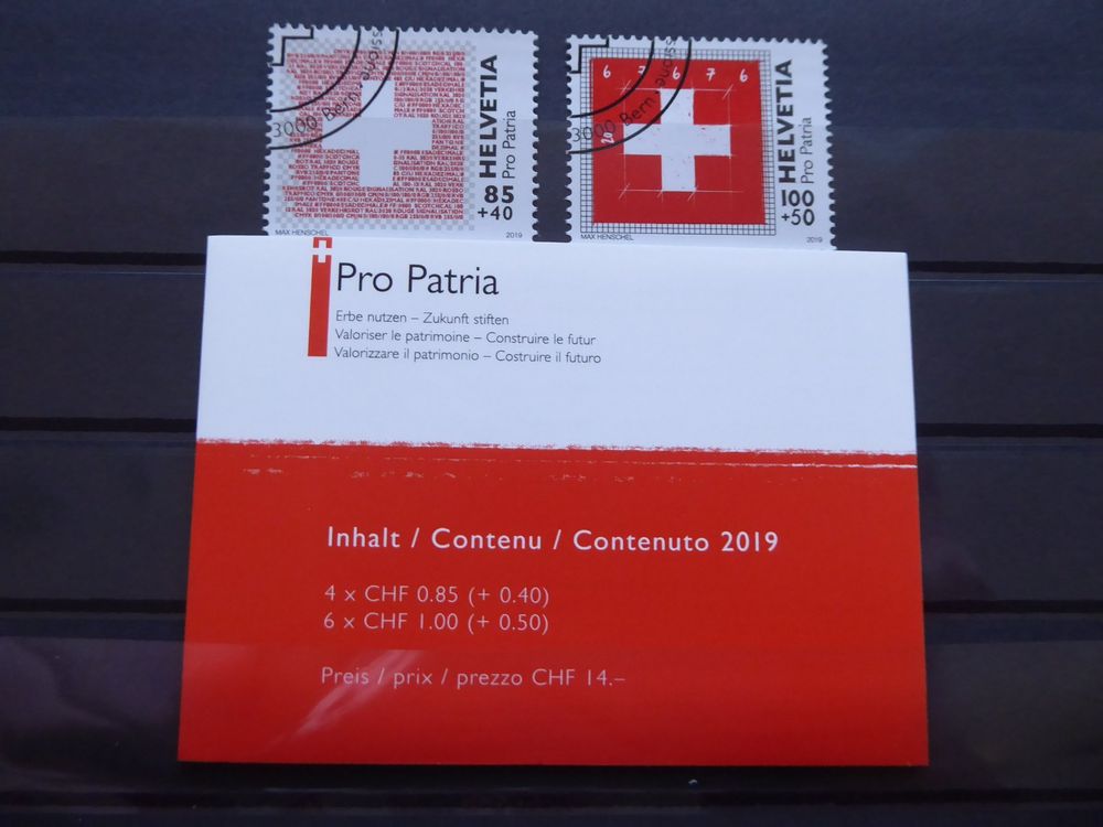 2019 Pro Patria E.T. Markenheft Serie anschauen (Gebraucht) in Rothrist ...