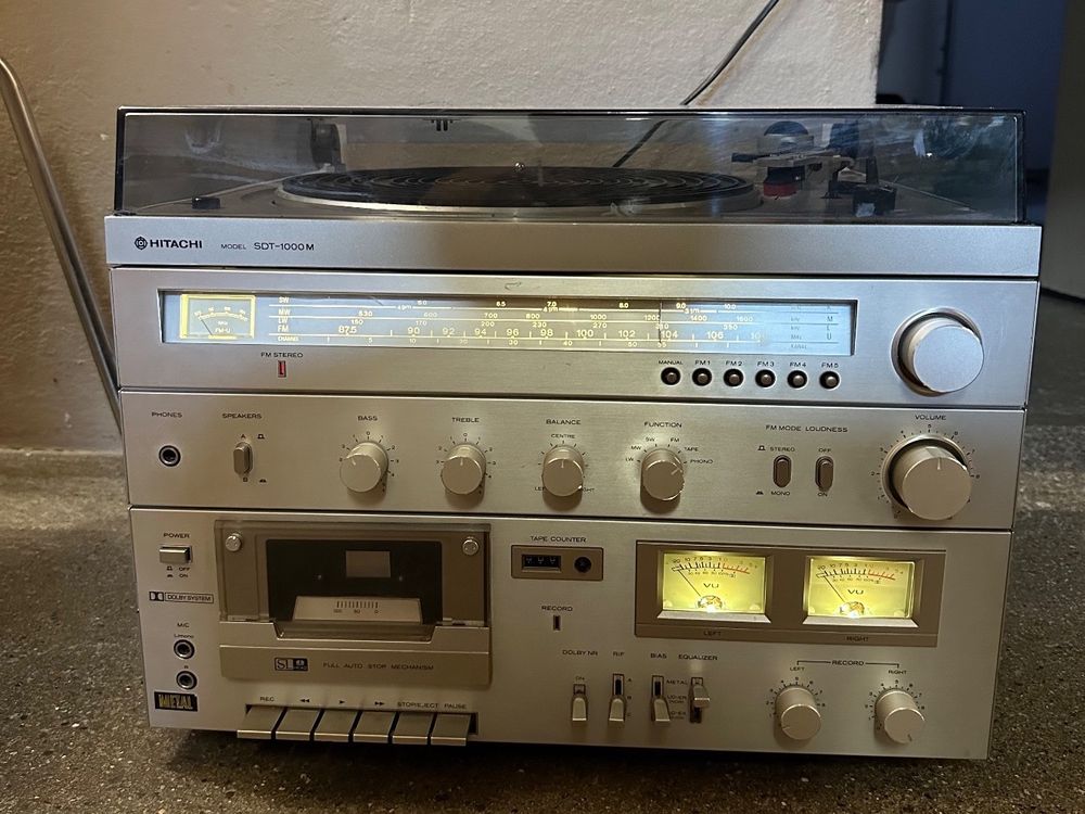 Hitachi STD 1000M Music Center Kassette / Vinyl / Tuner (Gebraucht) in ...