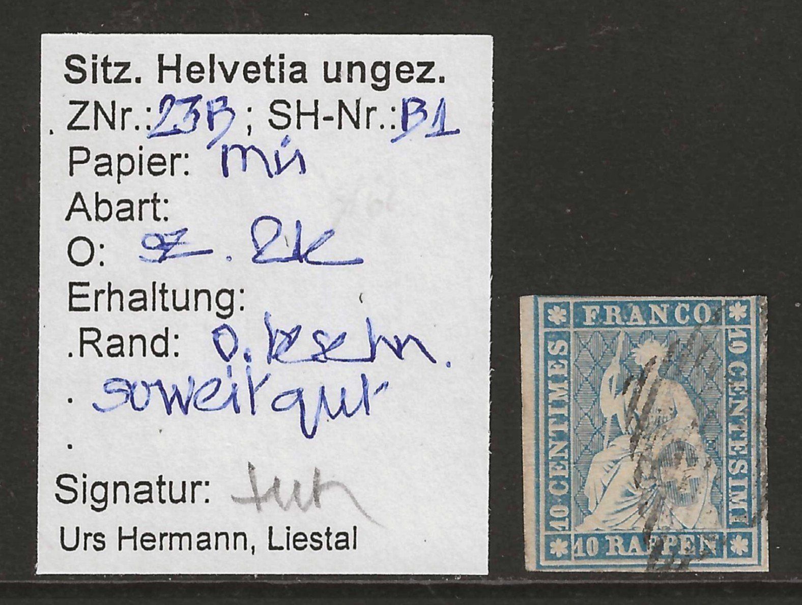 Strubel Nr. 23B (B1) mit Befund (Gebraucht) in Gümligen für CHF 20 – mit Lieferung auf Ricardo ...