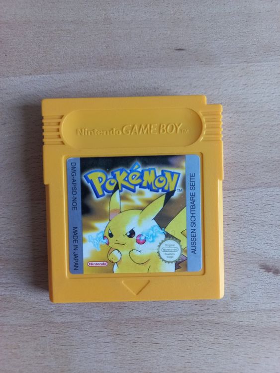 Game Boy Pokemon Gelb Original (Gebraucht) in Giornico für CHF 49 – mit ...