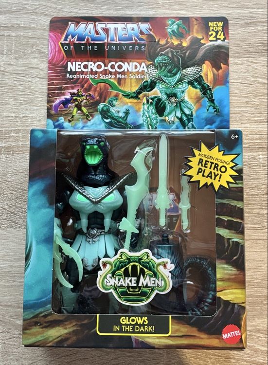 Necro-Conda Origins Retro Play Masters of the Universe Motu (Neu und ...