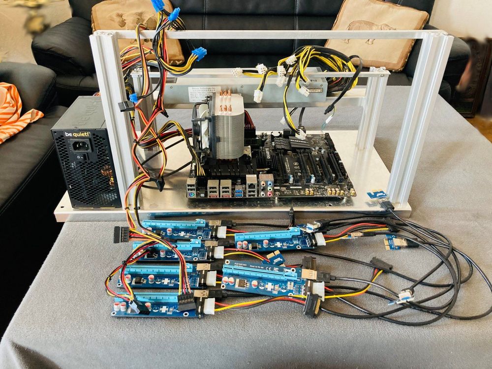 Mining Rig für 6 AMD or NVIDIA GPU (Gebraucht) in für CHF 310 – mit ...