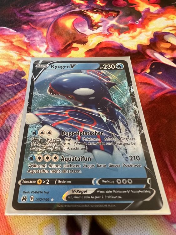Kyogre V (CRZ 037) / Pokemon -DE- / Zenit der Könige (Neu (gemäss ...
