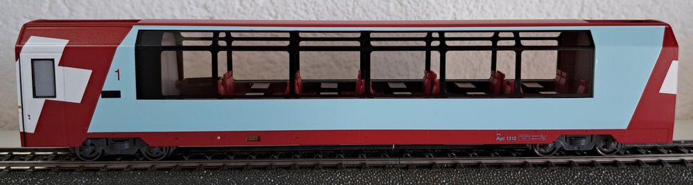 RhB Glacier Express Panoramawagen 1 Kl. Api 1312 Bemo WS Neu (Neu und originalverpackt) in Salez ...