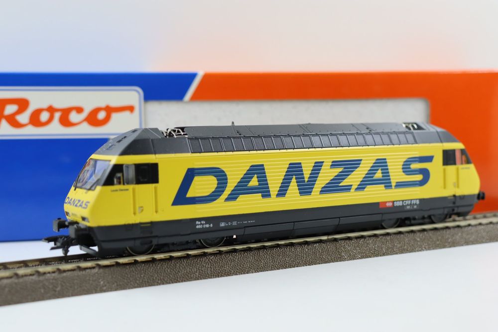 Roco 43750 SBB Re 460 "Danzas" DC, H0 (Neu (gemäss Beschreibung)) in ...