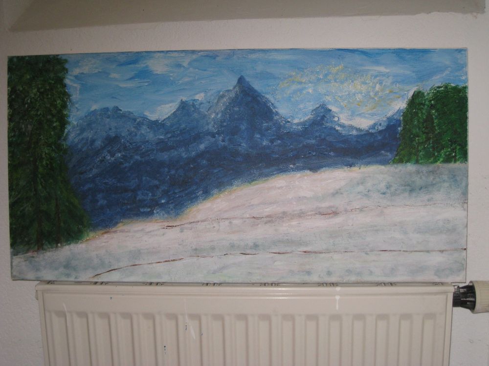 Gemälde "Lenk im Winter" (Neu (gemäss Beschreibung)) in Lachen SZ für CHF 50 – mit Lieferung auf ...