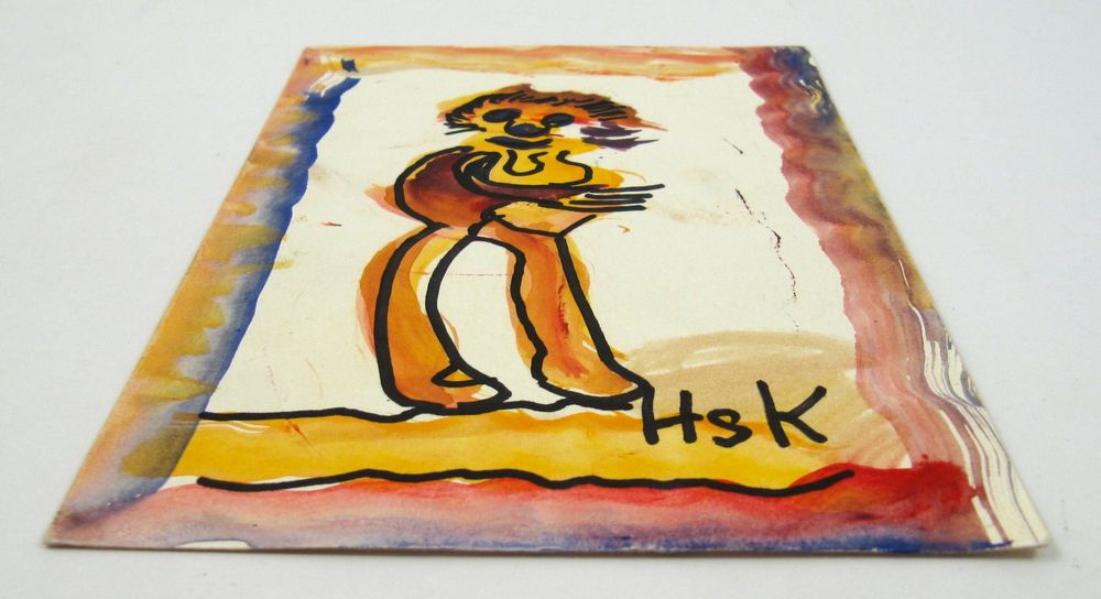 Hans Krüsi (1920-1995) - Löwe - Zürileuma - c1980 - Art Brut (Gebraucht ...