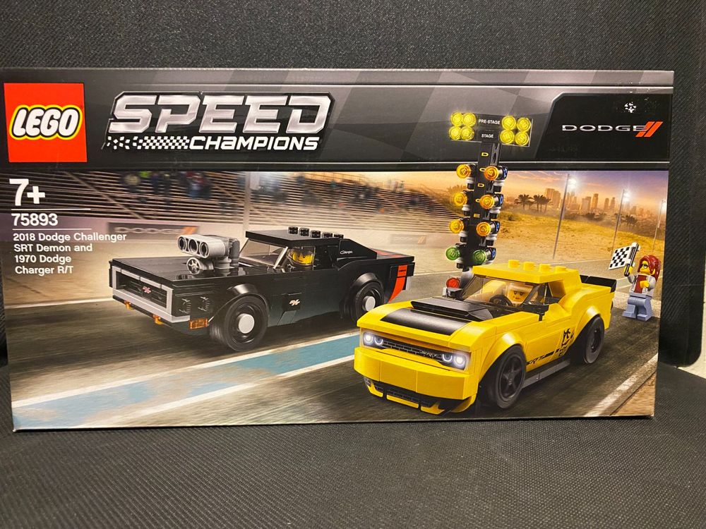 LEGO Speed Champions, 75893, Dodge Challenger/Charger R/T (Neu und ...