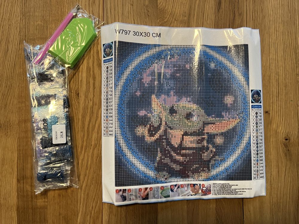 Diamondpainting-Set Grogu (Neu und originalverpackt) in Windlach für CHF 5 – mit Lieferung auf ...