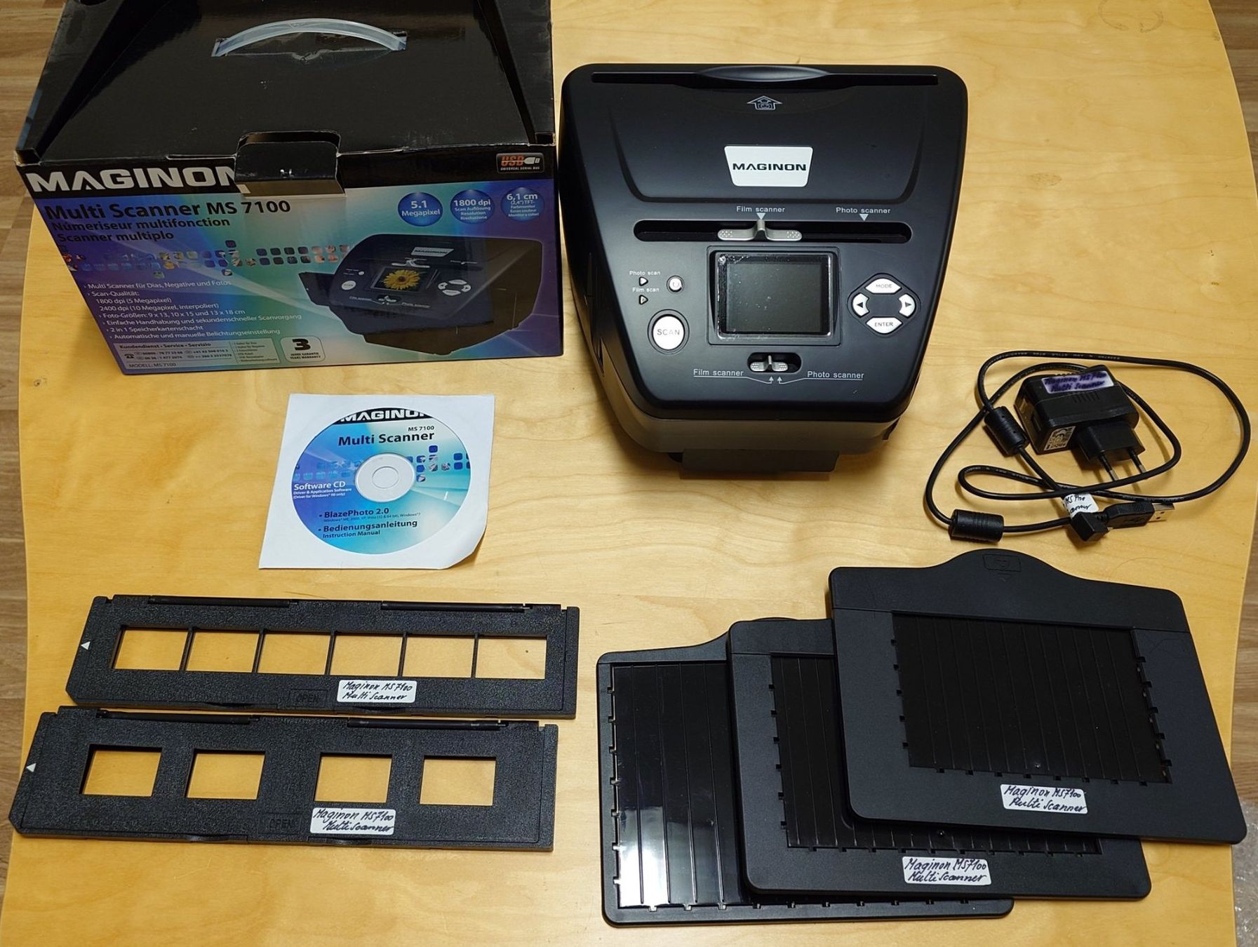 standalone Foto, Dia und Negativ Scanner Maginon MS 7100 (Gebraucht) in ...