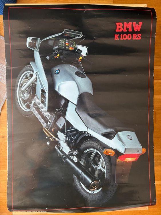 BMW K 100RS Poster/Plakat (Gebraucht) in Binningen für CHF 6 – mit ...