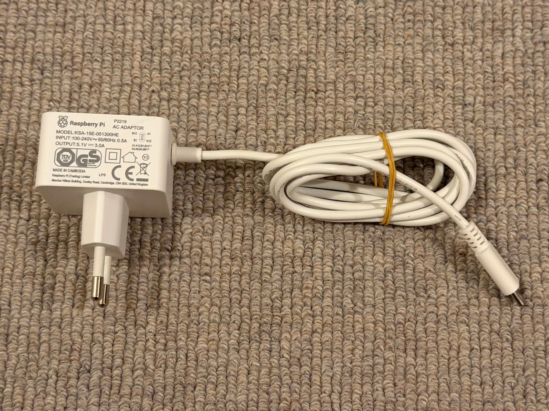 Raspberry Pi 4 Netzteil USB-C, 5.1V, 3A, Weiss (Gebraucht) in Altendorf ...