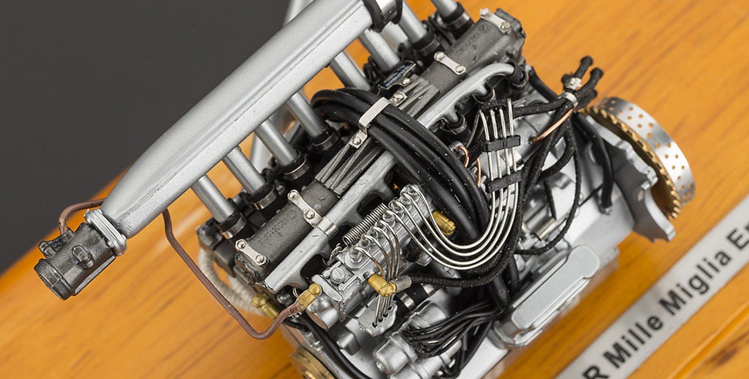 1:18 Mercedes-Benz Motore Engine SL (W198) 300 SL 1955 CMC (Neu und ...