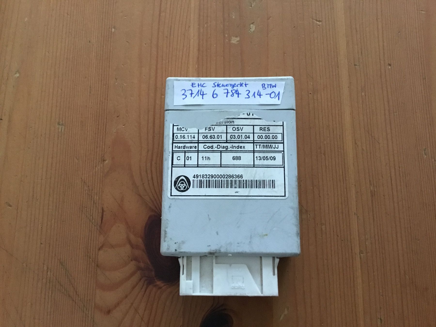BMW E61 E65 E66 EHC Steuergerät Luftfederung 6784314 (Gebraucht) in ...