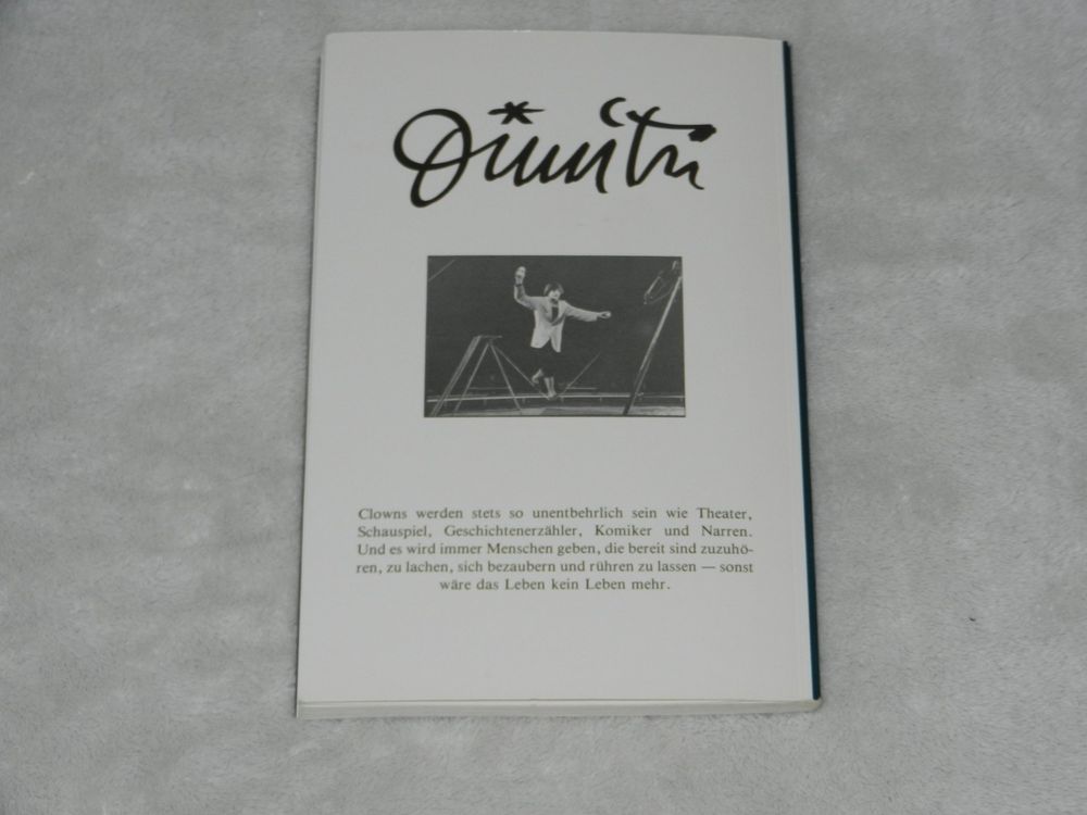 BUCH SOFTCOVER / DIMITRI,CLOWN / von PATRICK FERLA | Kaufen auf Ricardo