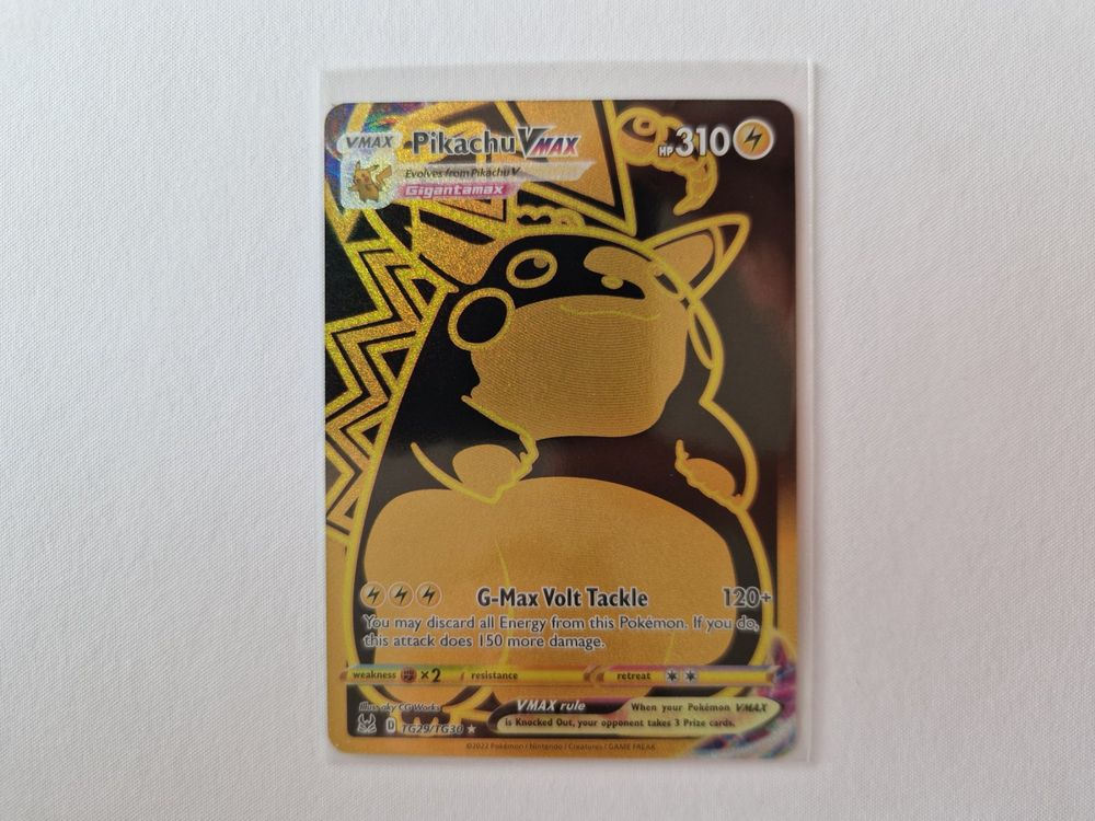 Pikachu VMAX GOLD | Kaufen auf Ricardo