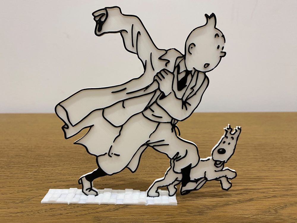 Figurine Tintin et Milou en course ! (Neuf (Voir description)) à ...