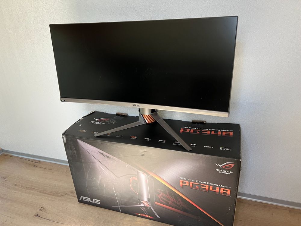 Asus ROG Swift PG348 Monitor Curved | Kaufen auf Ricardo