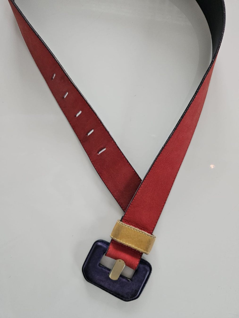 Original Karl Lagerfeld - Vintage Gürtel, rot, Grösse 75 (Gebraucht) in ...