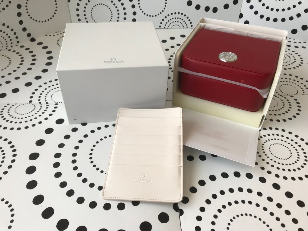 OMEGA ORIGINAL - WATCH CASE BOX ECRIN SCHACHTEL OLD NEW !!!! (Gebraucht ...