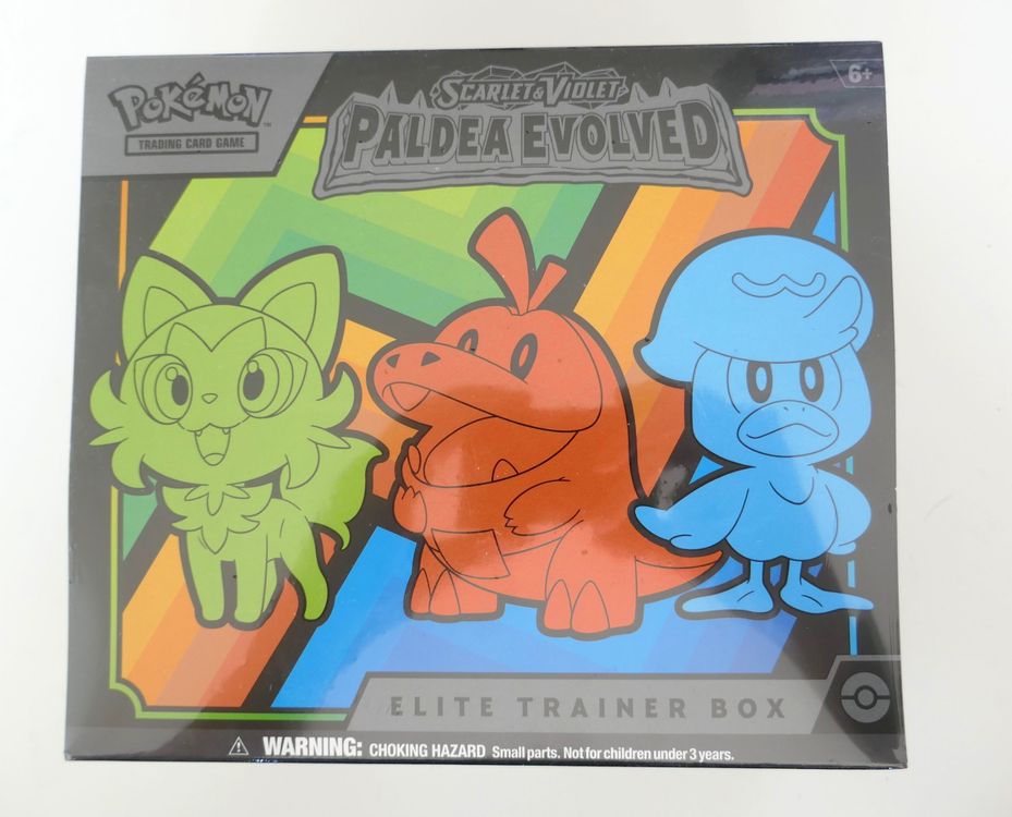 Pokémon Paldea Evolved SV02 ETB Elite Trainer Box EN (Neu und ...