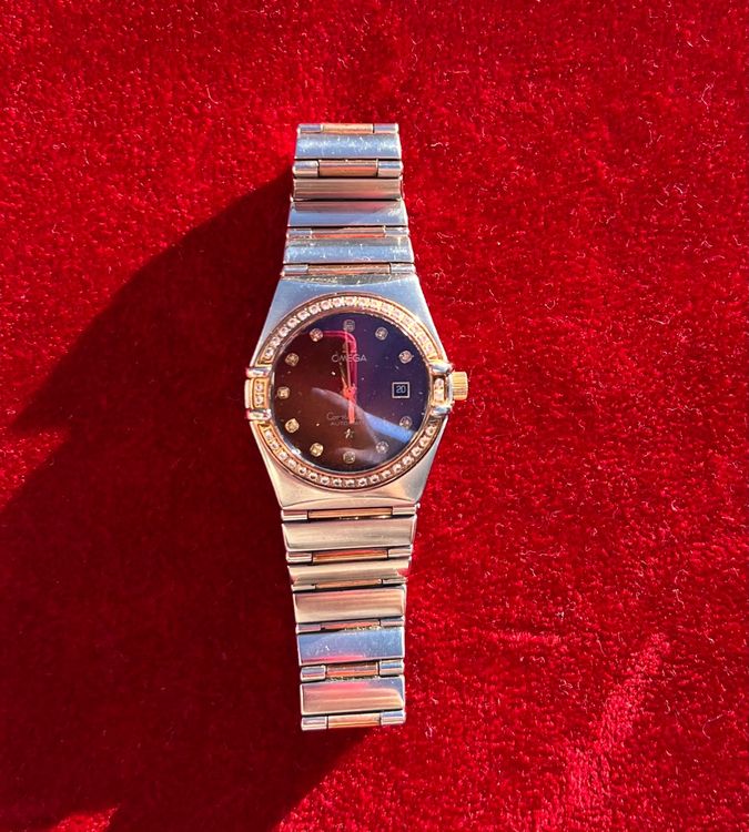 Omega Constellation gold and diamond special edition watch (Gebraucht ...