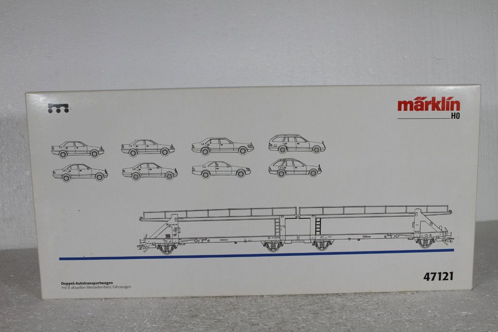 Märklin 47121 DB Doppel-Autotransportwagen Mercedes (Gebraucht) in ...