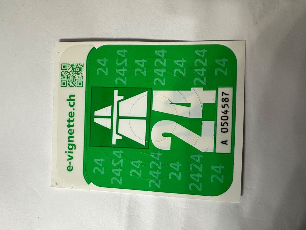 Autobahn Vignette 2024 neu | Kaufen auf Ricardo