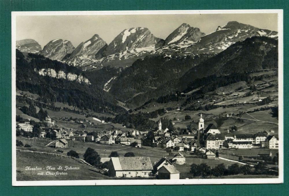 Nesslau, Neu St. Johann mit Churfirsten, 1933 (Gebraucht) in Sargans für CHF 1 – mit Lieferung ...