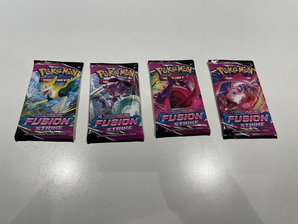 Pokémon - Fusion Strike Booster Pack Art Set (Neu und originalverpackt ...