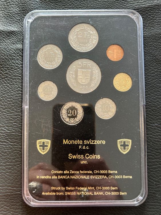 Collection de Pièces suisse de1986 (Gebraucht) in Grandson für CHF 16 ...