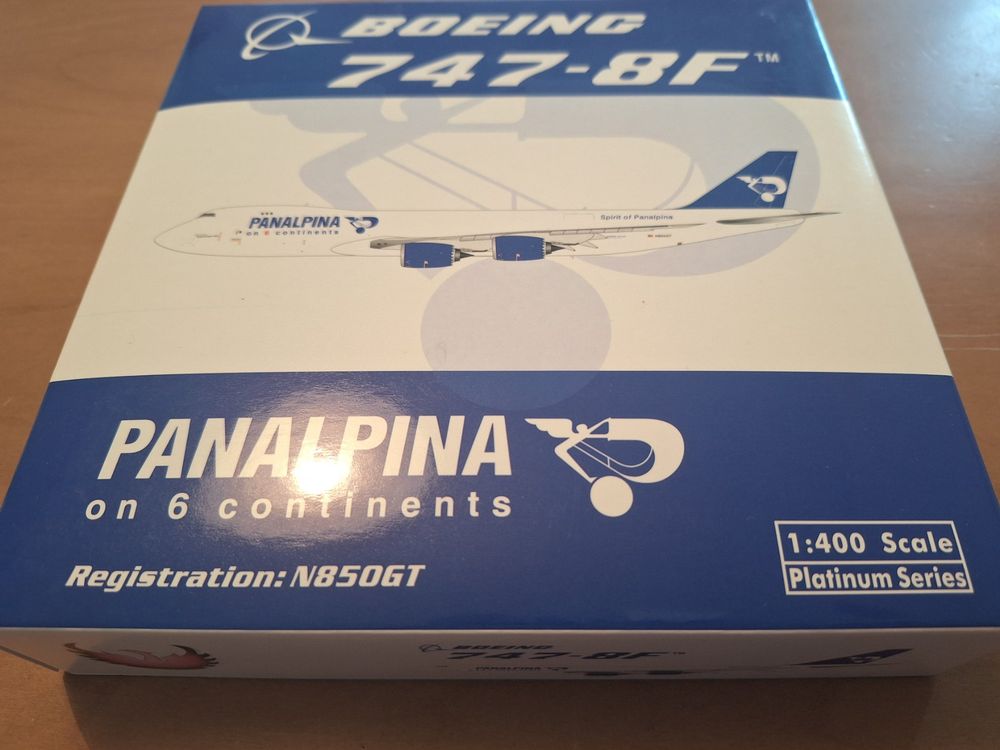 Panalpina Boeing 747-8F 1:400 Reg. N850GT (Gebraucht) in Sargans für ...