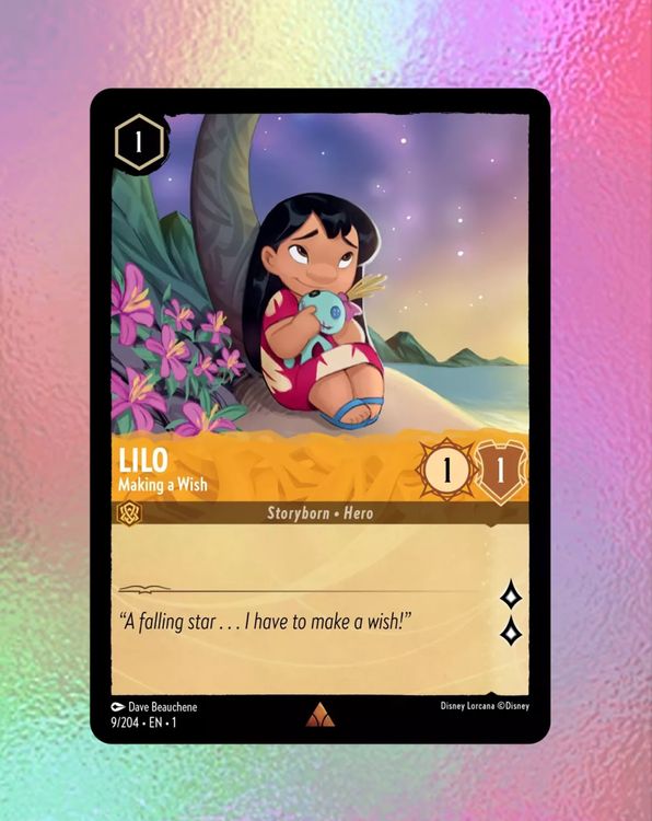 Lorcana - LILO - 9/204 Holo Foil Englisch | Kaufen auf Ricardo