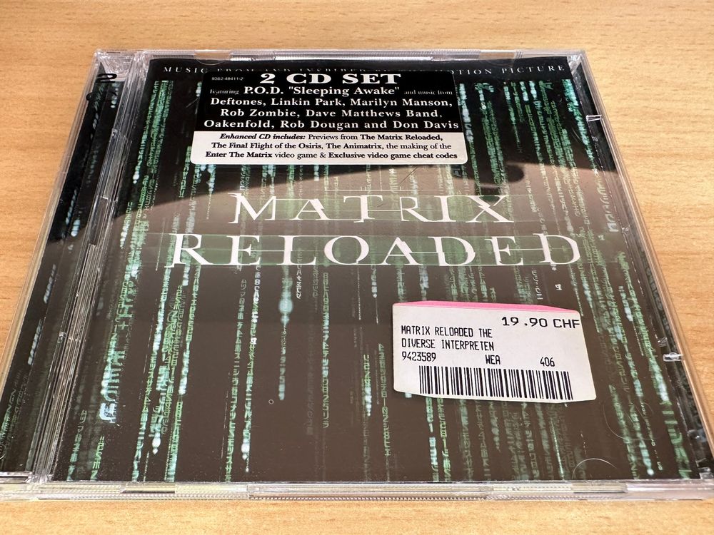 Various – The Matrix Reloaded (Music From And Inspire - 2 CD | Kaufen ...