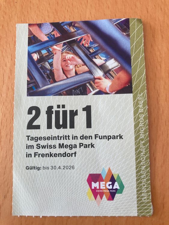 2 für 1 Tageseintritt in den Swiss Mega Park, Frenkendorf (Neu (gemäss ...