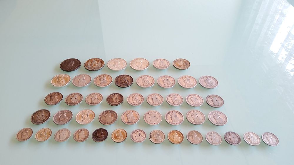 Collection de pièces Suisse en argent de 0.50cts à 5.-fr | Kaufen auf ...