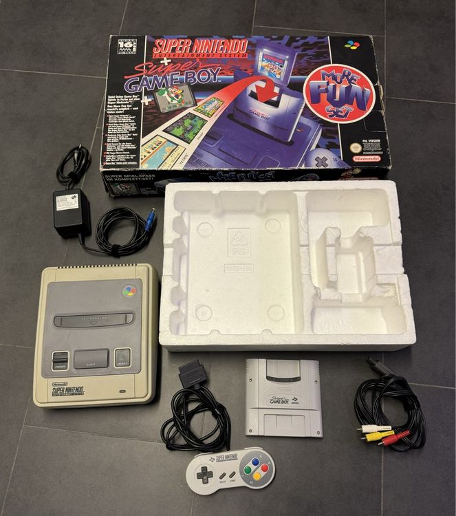 Super Nintendo SNES Set mit OVP (Gebraucht) in für CHF 120 – mit ...