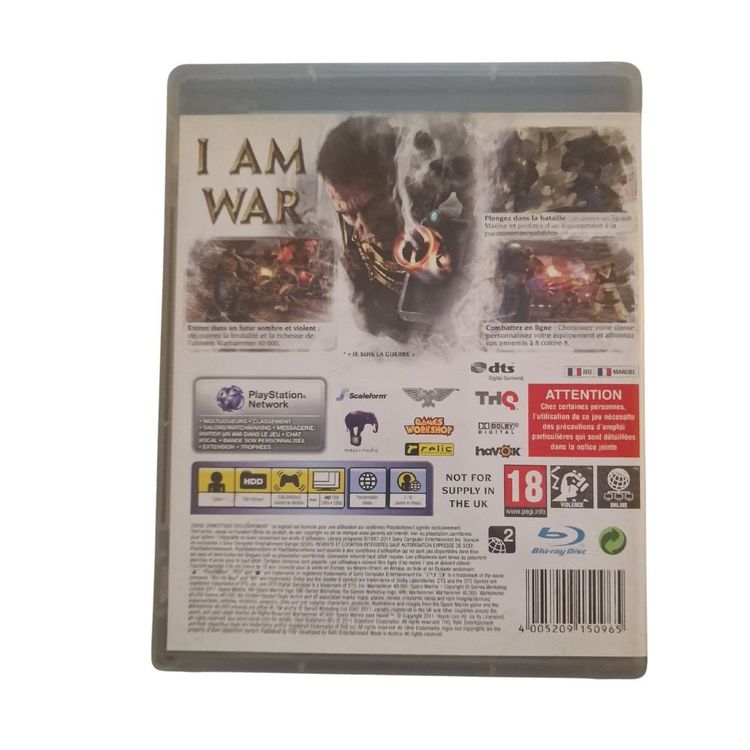 Warhammer 40,000: Space Marine PS3 CIB (Gebraucht) in Genève für CHF 14.9 – mit Lieferung auf ...