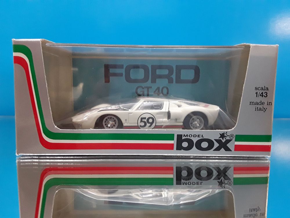 FORD GT40 _ Le Mans 1966 _ Rarität _ BOX MODEL 8453 _ 1:43 (Gebraucht ...